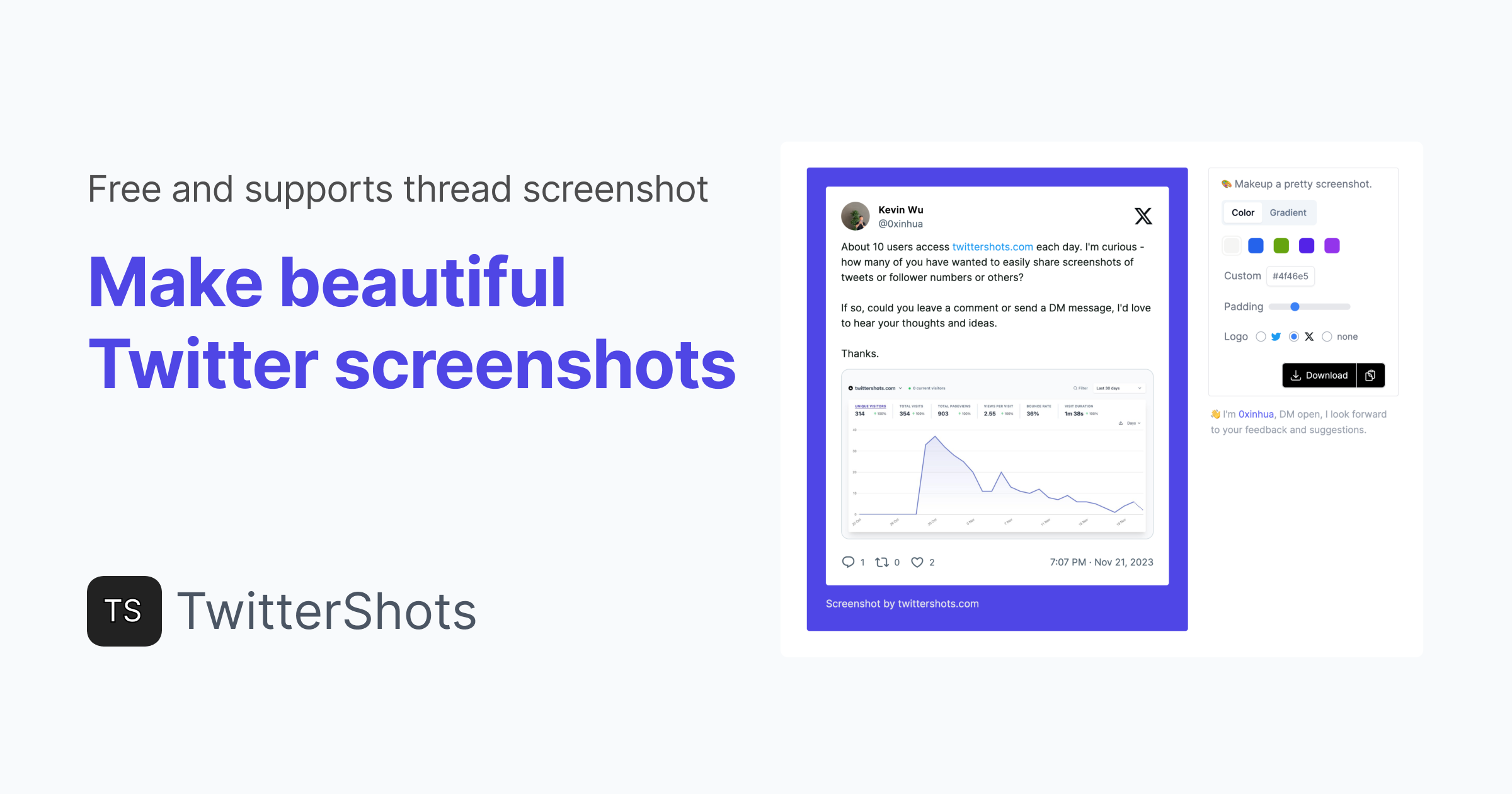 Create Stunning Twitter Screenshots - TwitterShots
